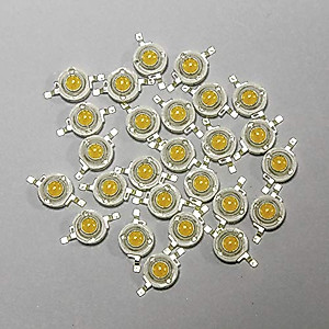 (Pack of 20) 1W Red Led Beads, Led Chip, Led Lamp Bulb for LED Stage Lights