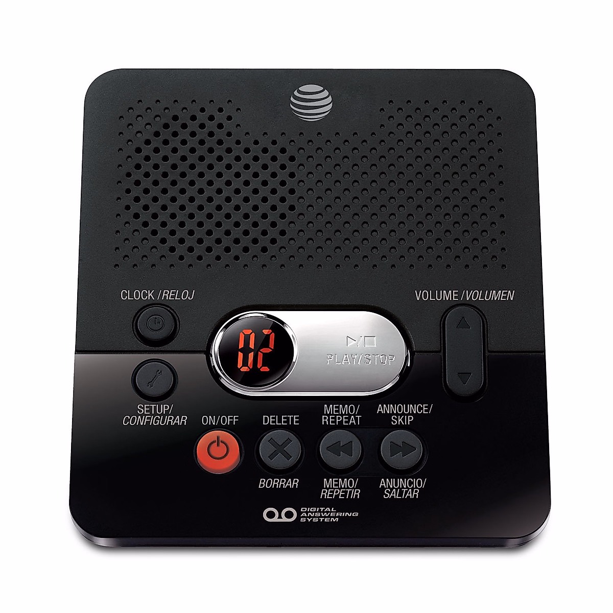 ATT Digital Answering System Black 1740