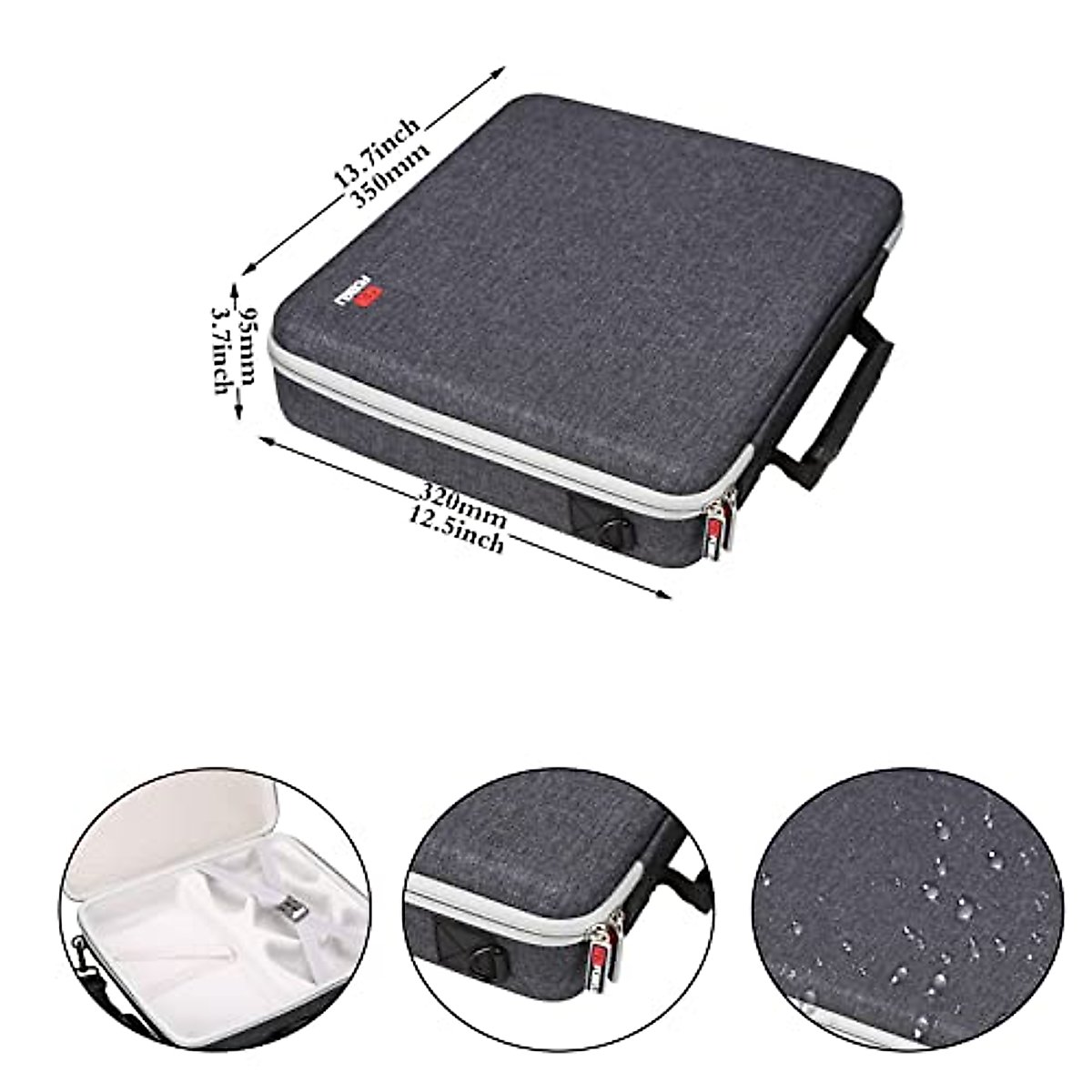 FBLFOBELI EVA Hard Storage Carrying Case for Microsoft Xbox Series S Game All-Digital Console and Xbox Wireless Controller, Protector Traveling Container, Case Only