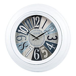La Crosse Technology 22" Lakeside White Quartz Analog Wall Clock - 404-3056