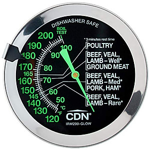 CDN ProAccurate Oven Thermometer, Pack of 1, Black