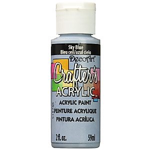 DecoArt Crafter's Acrylic Paint, 2-Ounce, Sky Blue