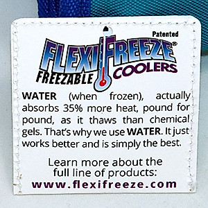 FlexiFreeze Freezable 9 Can Cooler, Royal Blue