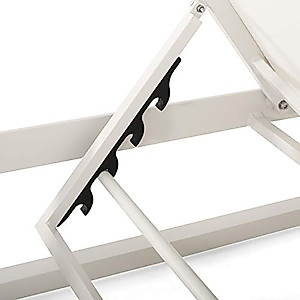 Christopher Knight Home Eudora Outdoor Chaise Lounge (Set of 2), White