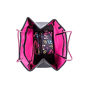 Luvo - Women's Neoprene Phantom Tote Handbags - Travel - Butterfly