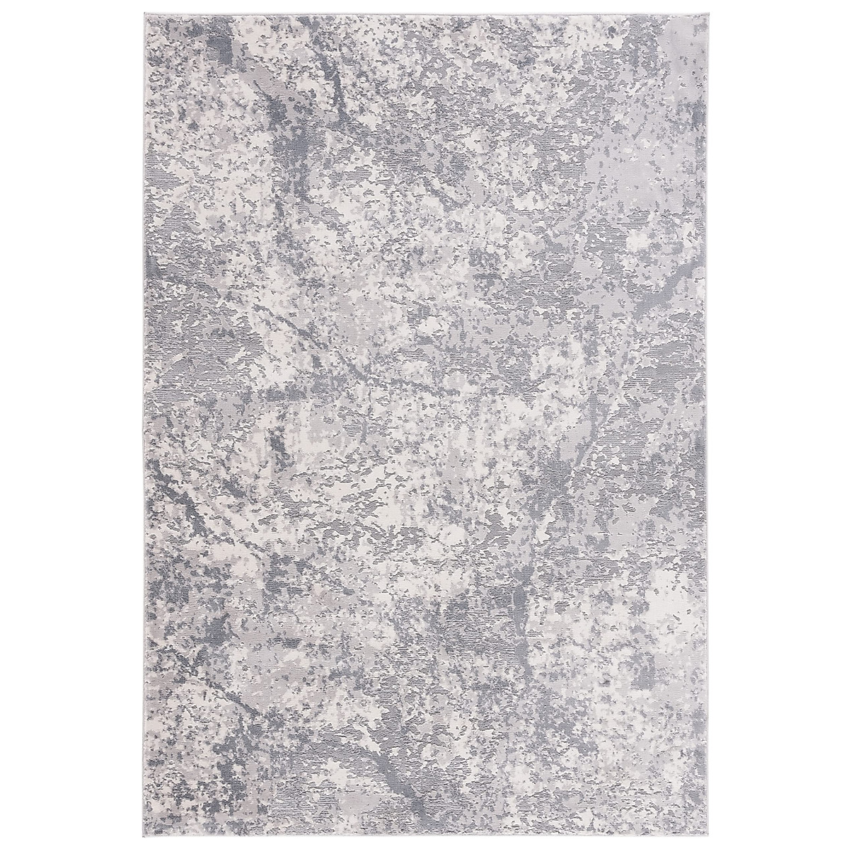 SAFAVIEH Eternal Collection Area Rug - 8' x 10', Light Grey & Grey, Modern Abstract Design, Non-Shedding & Easy Care, Ideal for High Traffic Areas in Living Room, Bedroom (ETL230H)
