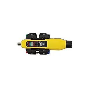 Klein Tools VDV512-101 Explorer 2 Coax Tester Kit, Includes Cable Tester / Wire Tracer / Coax Mapper with Remotes to Test up to 4 Locations