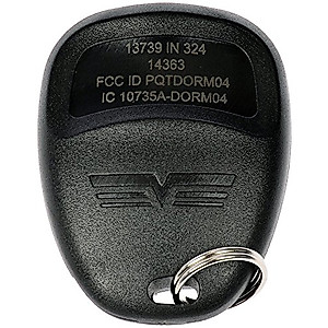 Dorman 13739 Keyless Entry Remote 3 Button Compatible with Select Cadillac / Chevrolet / GMC Models