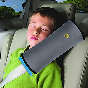 Seat Belt Cover Pad for Kids, Seat Belt Pillow for Kids Travel, Car Pillow Seat Belt Cushion for Head Neck Shoulder Support, Universal Car Seat Safety Strap Pad Booster Seat Protector for Child Adult