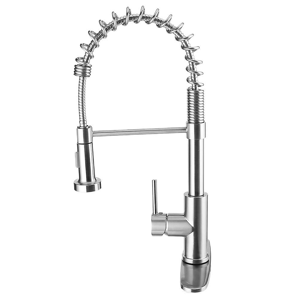 Bathtub Faucet Water Tap 9/16 Thread Single Lever Pull Out Spring Spout Kitchen Faucet Water Tap with Rotatingfor Kitchen Accessories
