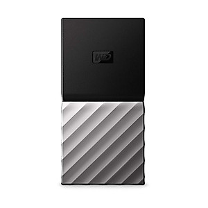 WD 512GB My Passport SSD Portable Storage - USB 3.1 - Black-Gray - WDBKVX5120PSL-WESN