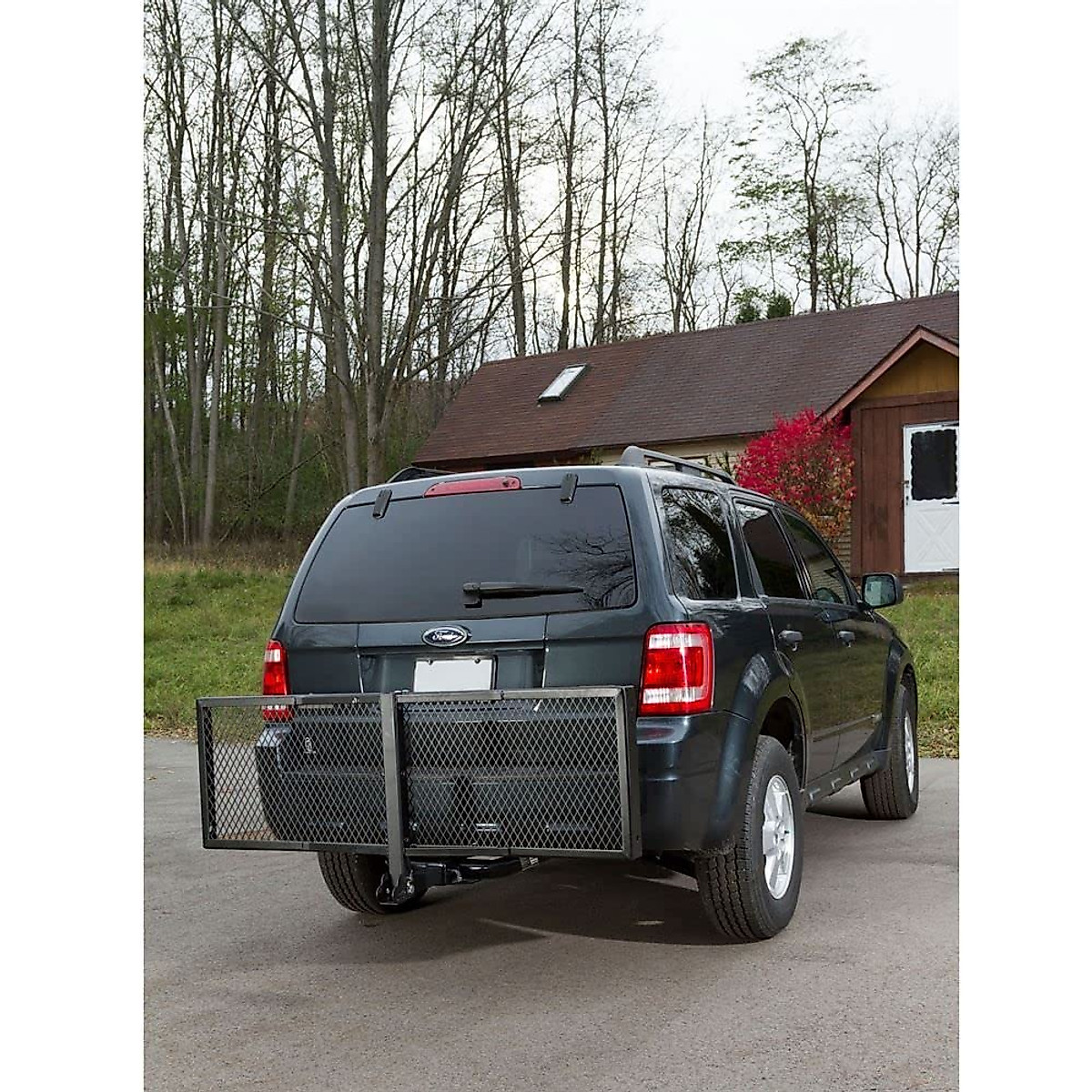Rage Powersports 60" Folding Bumper Hitch Cargo Carrier Tray