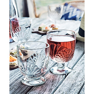 La Rochere Set of 6, Belle Isle 10 oz Wine Glasses, Drinkware Set, One Size, Clear