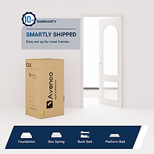 Avenco Full Size Mattress 12 Inch, Full Hybrid Mattress in a Box with Gel Memory Foam & Individually Pocket Coils for Pain Relief, Medium Firm Full Bed Mattress, CertiPUR-US Certified