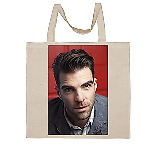 FC Carino Zachary Quinto - A Nice Graphic Cotton Canvas Tote Bag FCA #FCAG735806