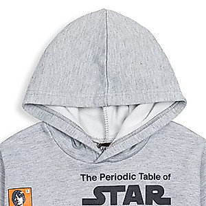 STAR WARS Periodic Table Little Boys Fleece Hoodie 5 Light Heather Gray