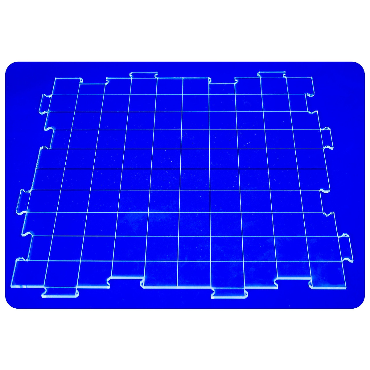 Interchangeable Clear Battle Tiles Great for D&D and RPG Games Combo Pack ~ 4-Small, 4-Big
