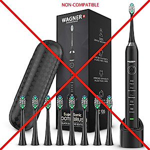 Replacement Toothbrush Brush Heads for Wagner & Stern and Wagner Switzerland toothbrushes. (Pink)