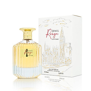 Ether Perfumes JEWEL ROUGE Eau De Parfum 3.4oz EDP Perfume I Impression of Baccarat Rouge 540 I Luxury Niche Perfume Made in UAE I Higher Oil Concentration for Increased Potency & Longevity