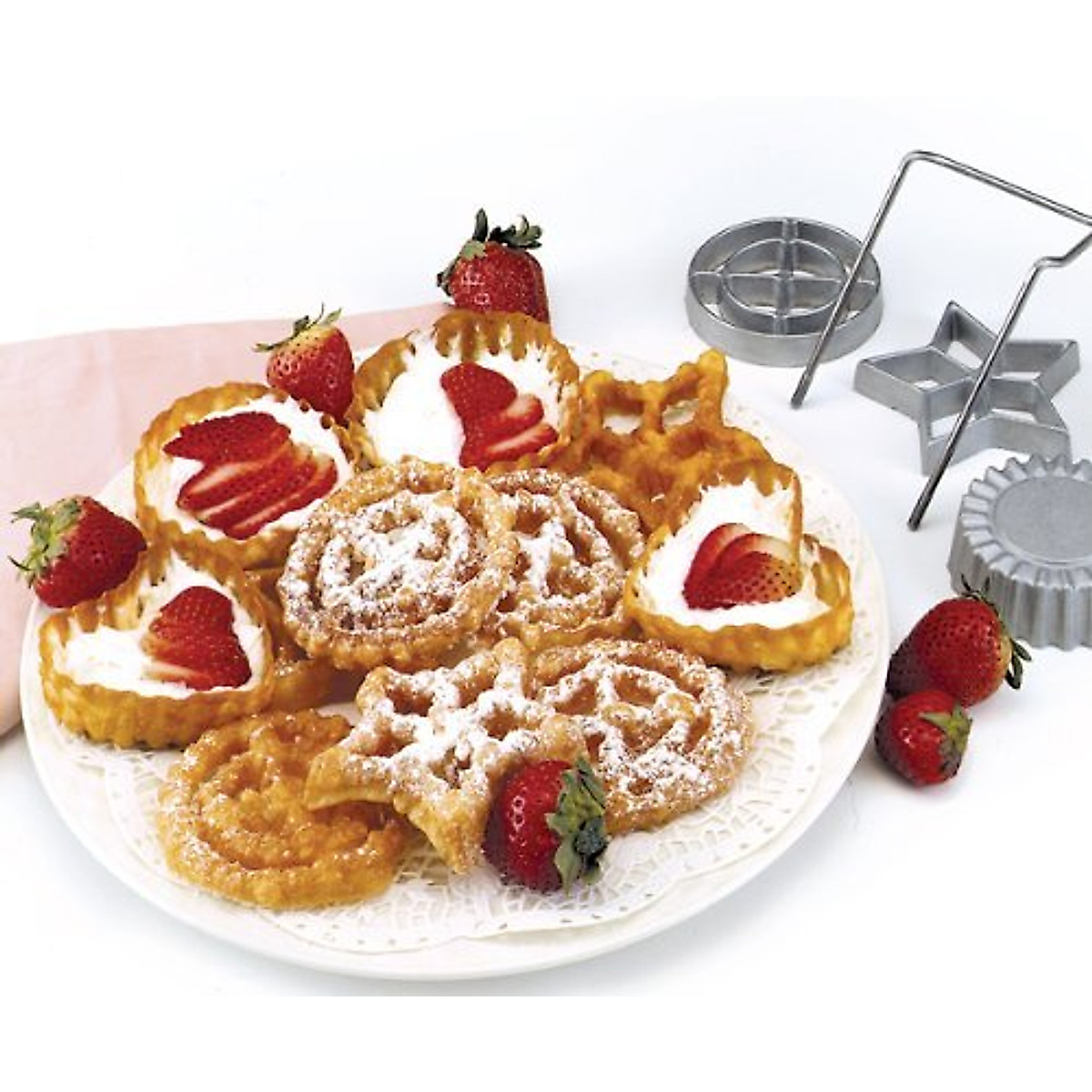 Norpro Rosette/Timbale, 7 Piece Set, Stainless Steel, One Size