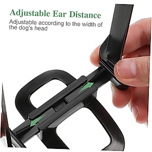 FONDOTIN 5 Sets Ear Erector Ear Muffs Dog Ear Stand up Tape Dogs Ear Vertical Holder Doberman Ear Support Tape for Dogs Ears Ear Drops for Dogs Tweezers Dogs Ear Care Dog Blow Dryer Plastic