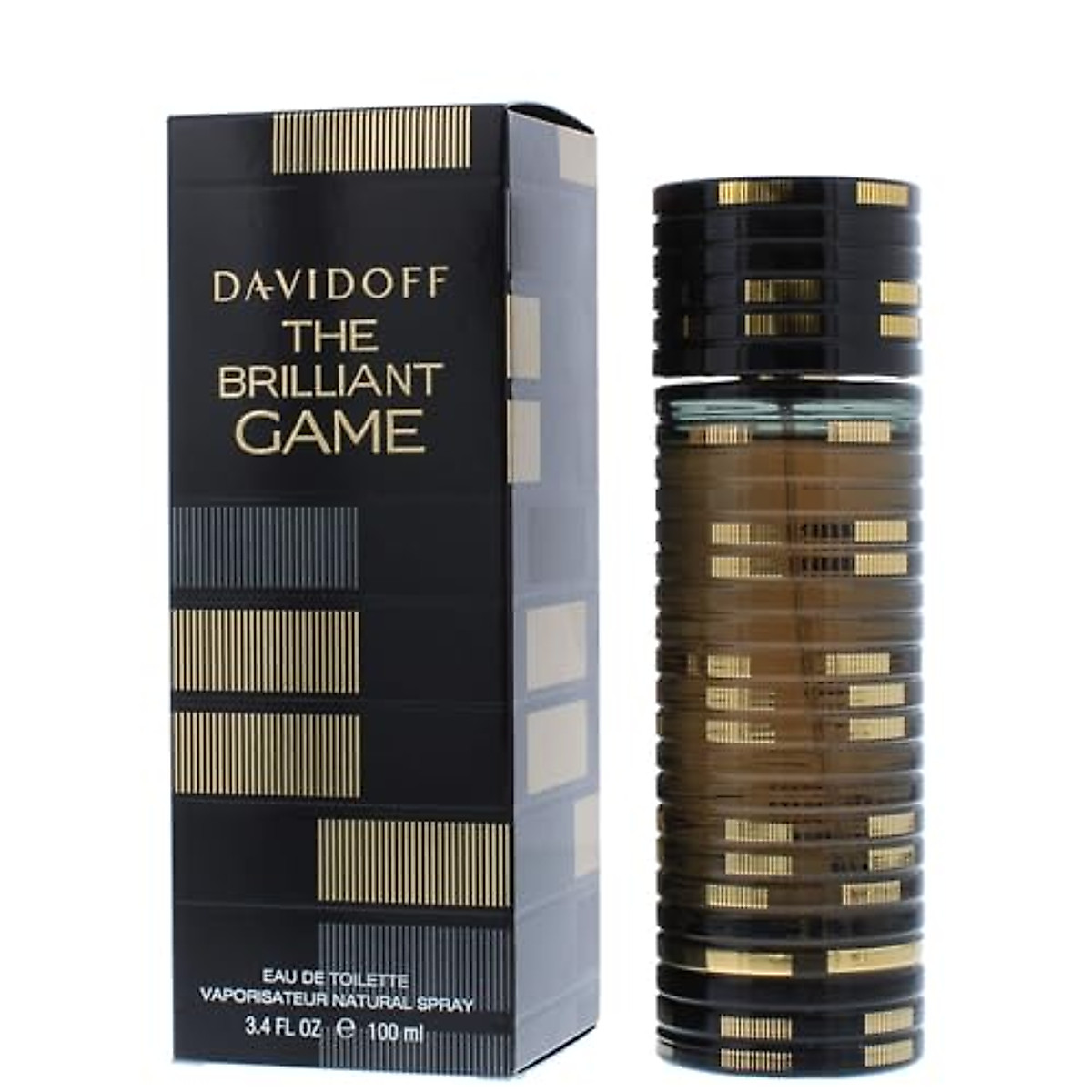 Davidoff The Brilliant Game Men's Eau de Toilette Spray, 3.4 Ounce