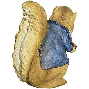 Design Toscano QM24685005 Grandfather Squirrel Statue, full color