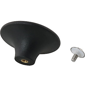 DGBRSM 2pcs Dutch Oven Knob Bakelite Pot Lid Replacement Knob Compatible with Le Creuset, Aldi, Lodge and Other Enameled Dutch Oven, Black