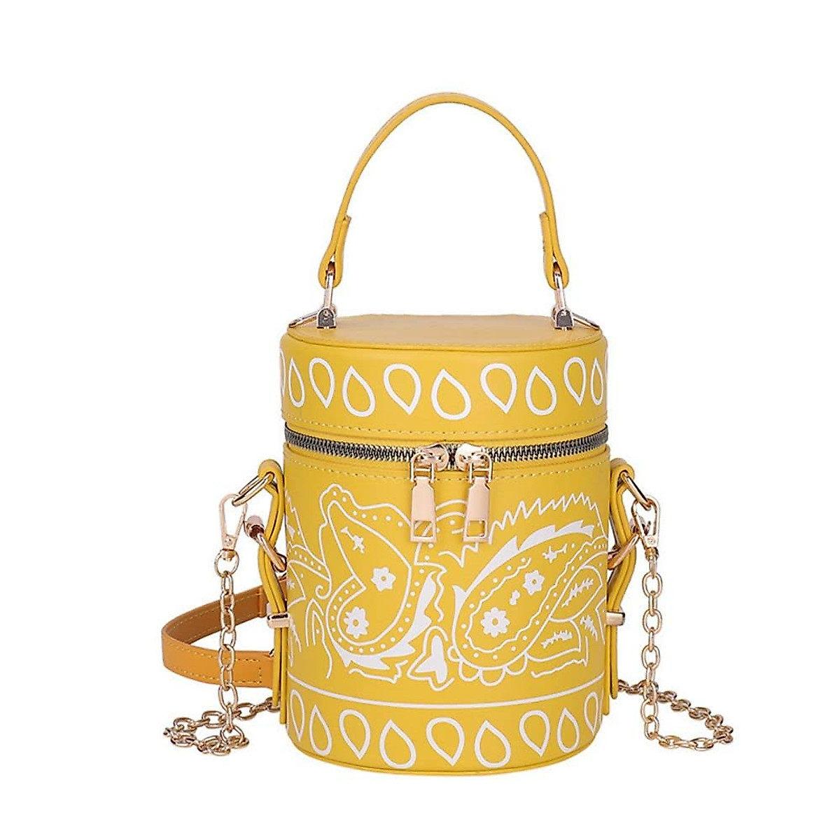 BVWEY Ethnic Style Bucket Bags Women's Crossbody Shoulder Bags Summer Beach Handbag