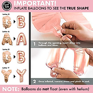 Sweet Baby Co. Pink Baby Shower Decorations for Girl with Its A Girl Banner, Baby Girl Letter Balloons, Flower Pom Poms, Paper Lanterns, Tassels (Rose Gold, Pink, Ivory, White Sprinkle Set)