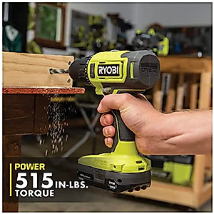 RYOBI ONE+ 18V Cordless 1/2 in. Drill/Driver (Tool Only) PCL206B Black Green