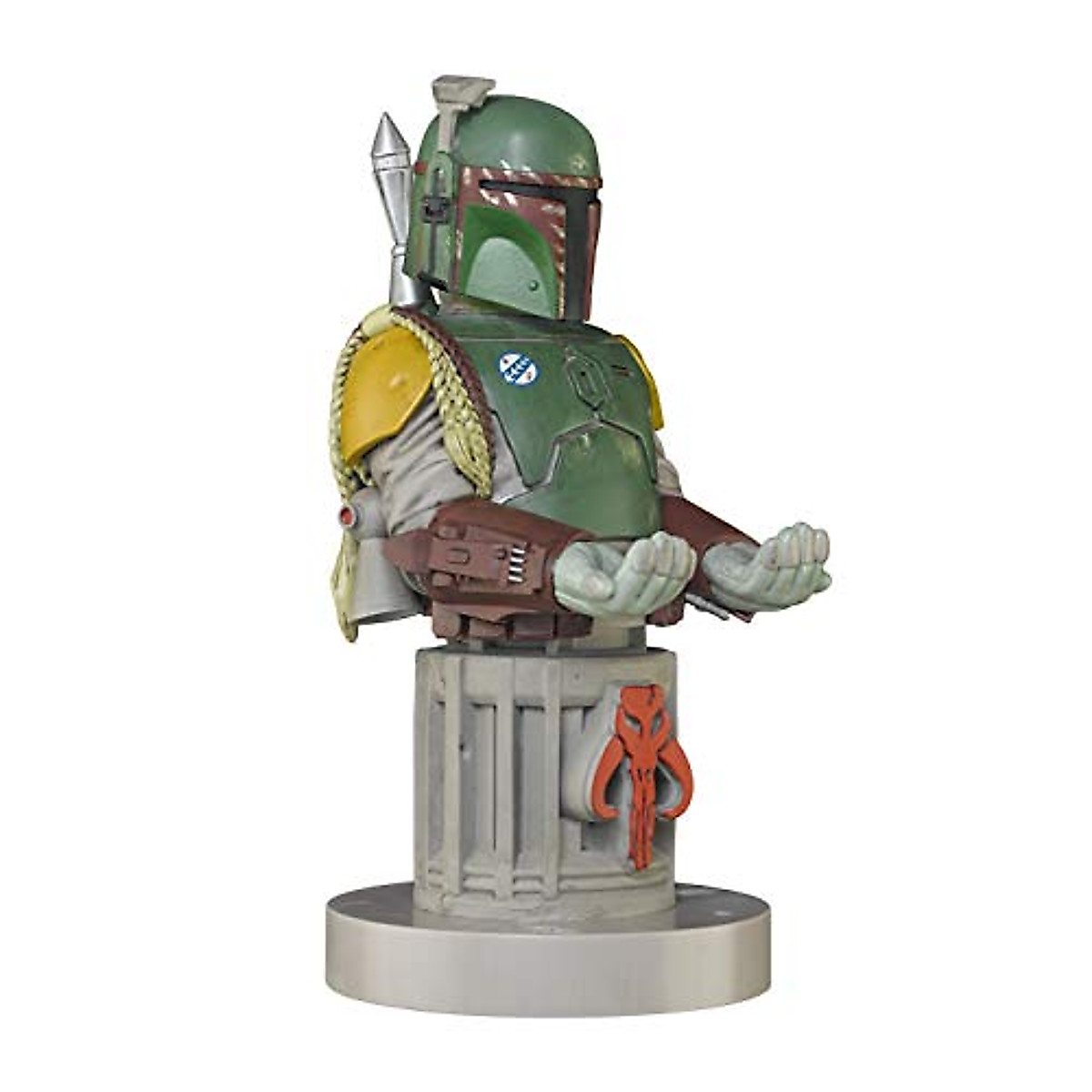 Exquisite Gaming: Star Wars: Boba Fett - Star Wars Original Mobile Phone & Gaming Controller Holder, Device Stand, Cable Guys, Licensed Figure
