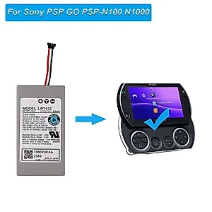 E-YIIVIIL New Replacement Battery LIP1412 Compatible with Sony PSP GO PSP-N100 N1000 N1001