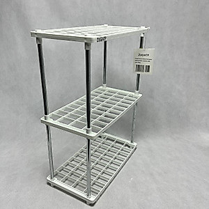 ZUGIATP Shelves for Storage, Heavy Duty Storage Shelving Unit (250 lbs Loading Capacity per Shelf), Steel Organizer Wire Rack, Black