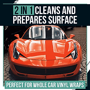 Berkland 8oz Vinyl Decals & Wraps Spray - Made in USA - for Cars, Trucks, ATVs, Motorcycles - Quick Drying, Silicone-Free