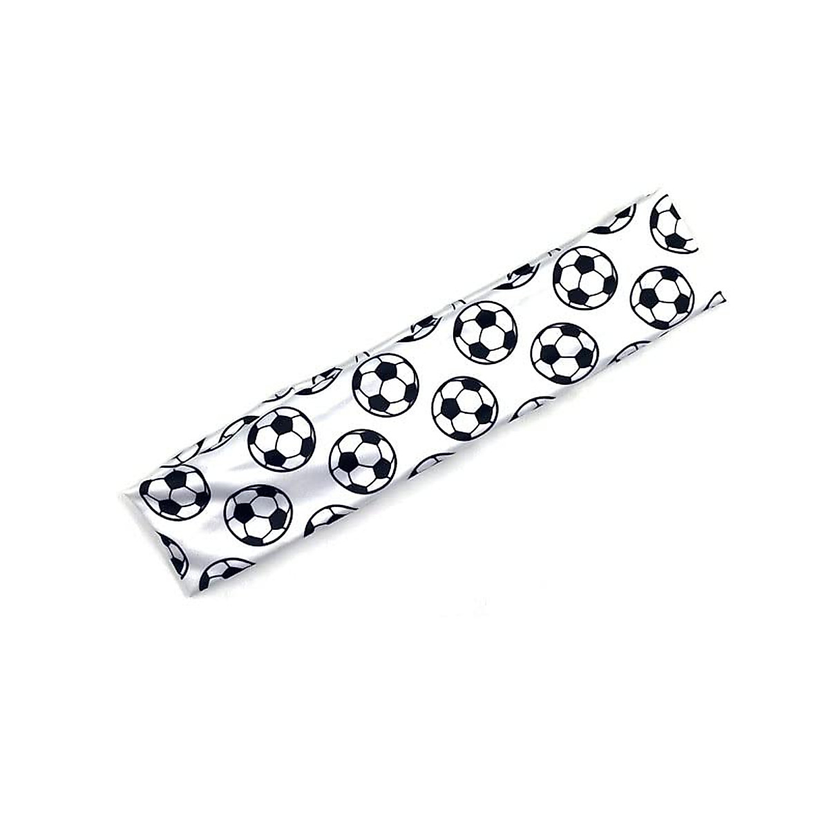 Soccer Headband Wrap Turban Women and Girls Sport Headscarf Soccer Bandana BW04 (C)