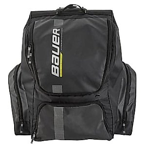 Bauer Elite Wheel Backpack Bag, Black, Junior '21