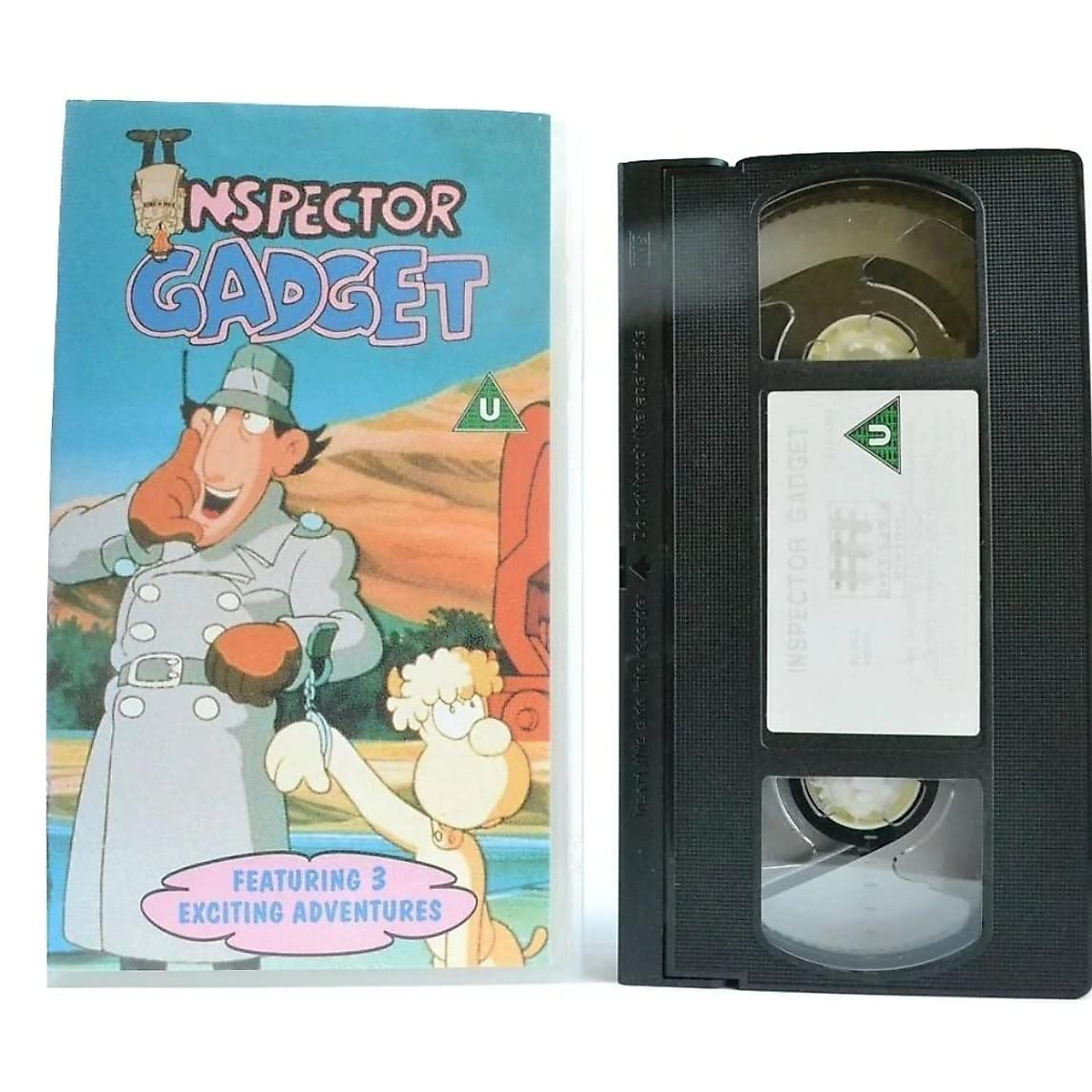 Inspector Gadget - 3 exciting adventures: Gadget's Roma, Mad in the Moon & Gadget Meets the Claw [VHS]