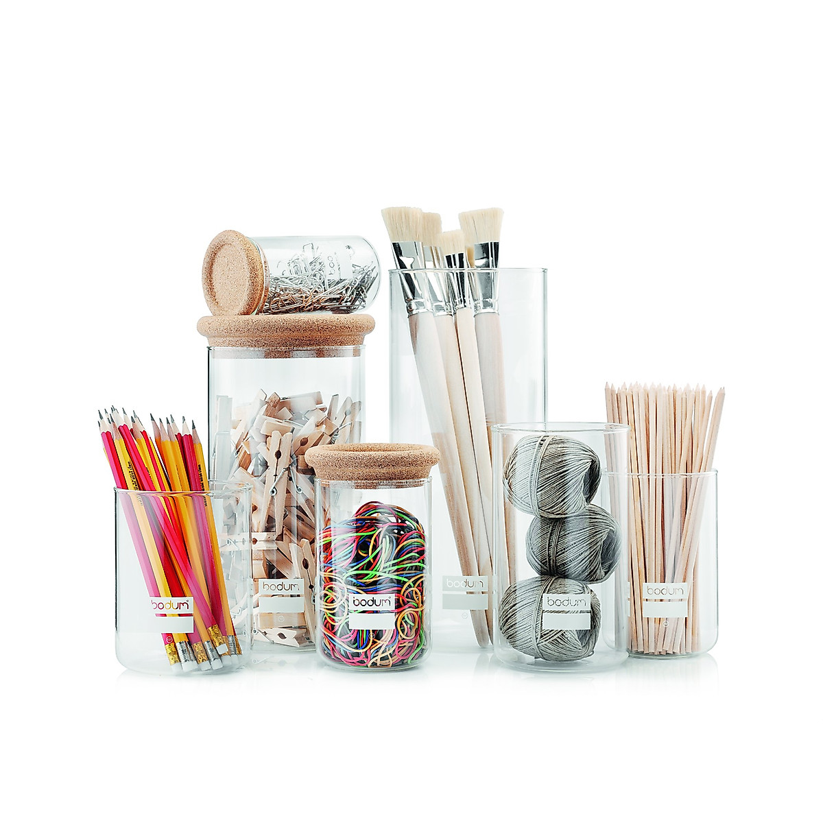 Bodum Yohki Coffee Storage Jar with Cork Lid, 1 L/34 oz, Cork