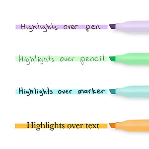 SHARPIE Pocket Highlighters, Mild Pastel Colors, Assorted, Chisel Tip, 12 Count