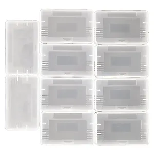 Ninthseason 10 Pcs/Lot Clear Plastic Game Cartridge Card Box Case Cover for Game Boy Gba Sp Gbm