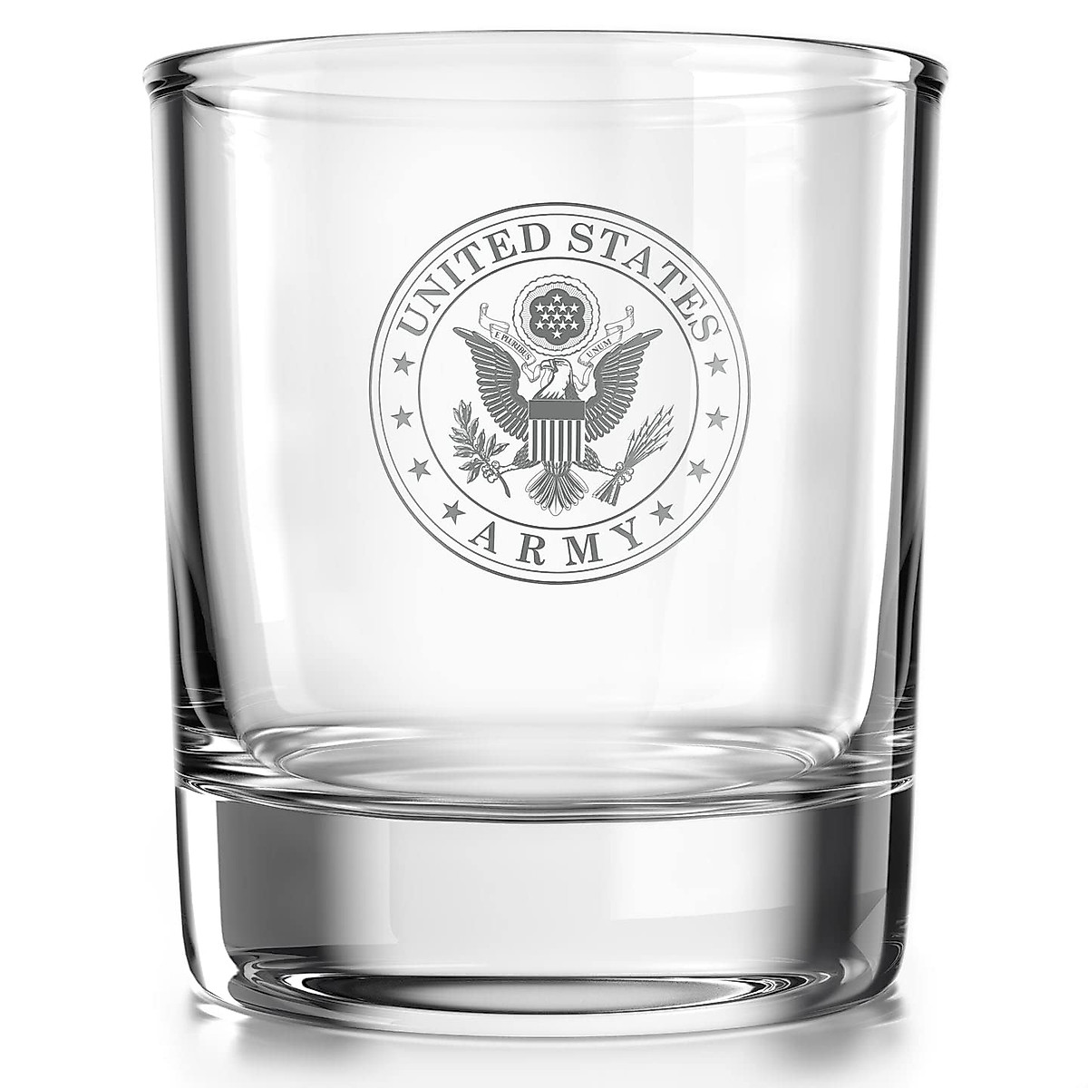 Old Southern Brass U.S. Army 10 ounce Whiskey Glass - Officially Licensed - American Owned & Operated