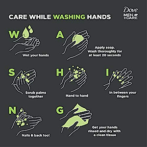 Dove Men+Care Body and Face Bar More Moisturizing Than Bar Soap Deep Clean Effectively Washes Away Bacteria, Nourishes Your Skin, 3.75 Ounce (Pack of 8)