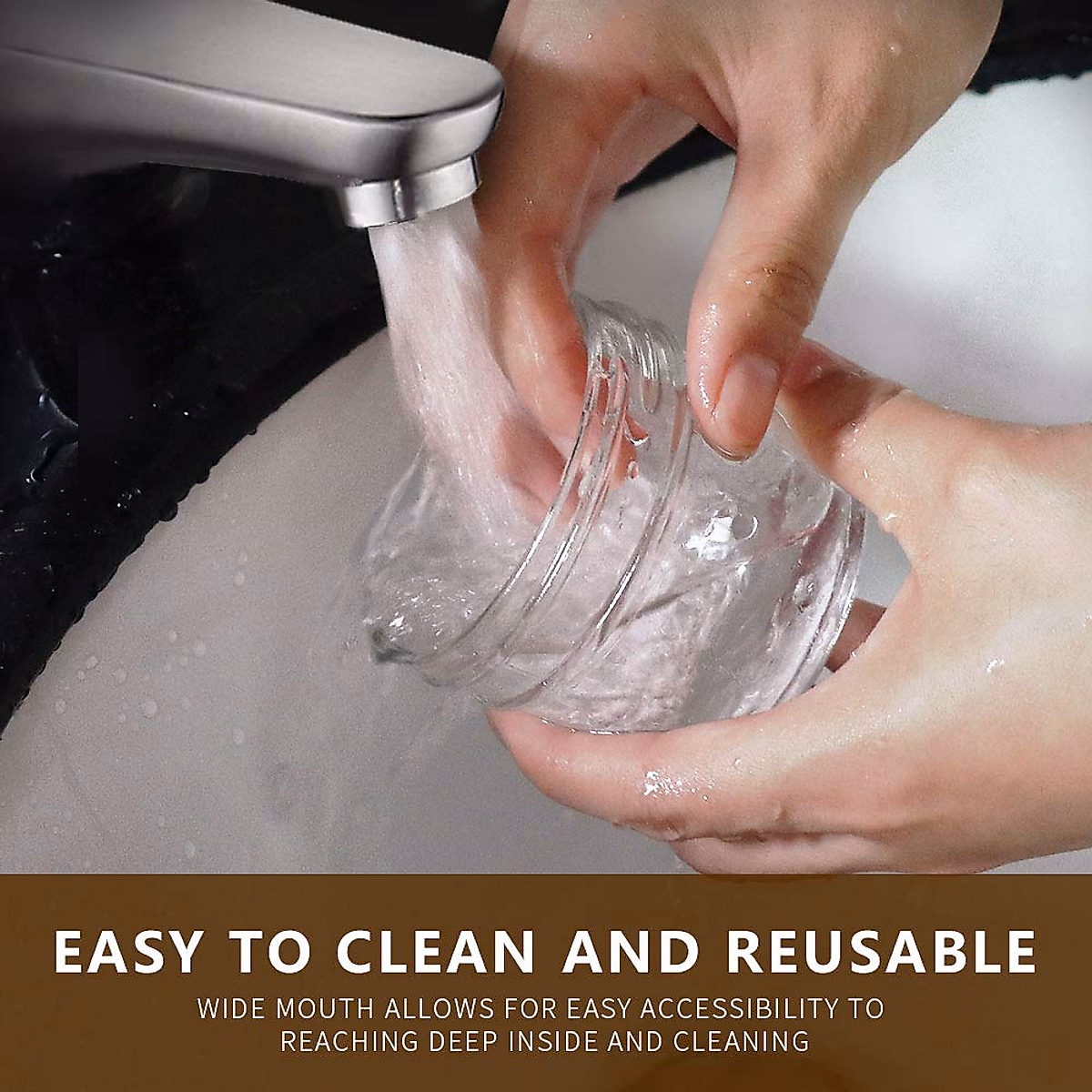 Betrome 4 oz Clear Glass Jars with Silver Metal Lids, 40 Pack 100ml Mason Jars Round Canning Jars Jelly Jars Small Spice Jars for Herb,Jelly,Jams, for Kitchen Storage, 1 Pen & Labels Included