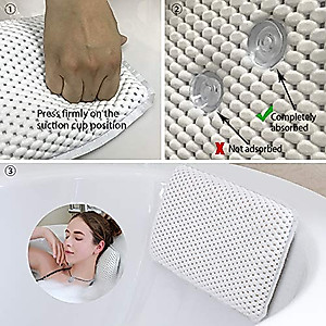 Bathtub and Spa Pillow with Suction Cups(Hankey YP01)