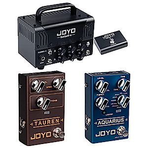JOYO ZOMBIE II Mini Tube Amp Head and R-01 Distortion Pedal & R-07 Delay Pedal Most Frequently Combination Budget in Bundle