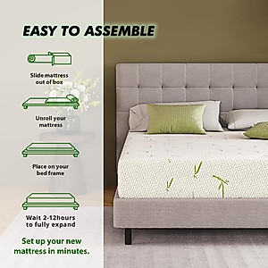 Emerspring 8 Inch Gel Memory Foam Mattress Medium-Firm Mattress, Premium Pressure, Mattress in a Box, CertiPUR-US Certified, Full