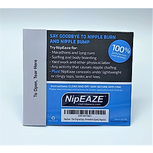 NipEaze - The Original Sports Nipple Cover - Nipple Chafing Prevention (Regular - 15pairs)
