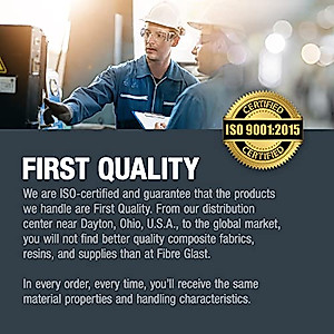 Fibre Glast Ultra Lightweight Fiberglass Veil Cloth – Sheer Sandable Surface Coat for Air, Car, Auto, Boat, Marine Repairs – Continuous Strand Mat – Resin & Gel Coat Compatible, 3 Yards – Made in USA