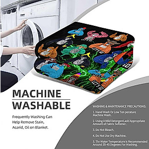 Gorilla Blanket Boys Gorilla Throws Blanket Children's Nap Blanket- Soft Lightweight Plush Tag Blanket Cozy (60in x 80in)